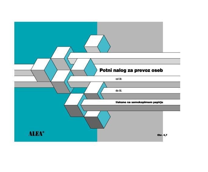 Obrazec 4,7 potni nalog za prevoz oseb